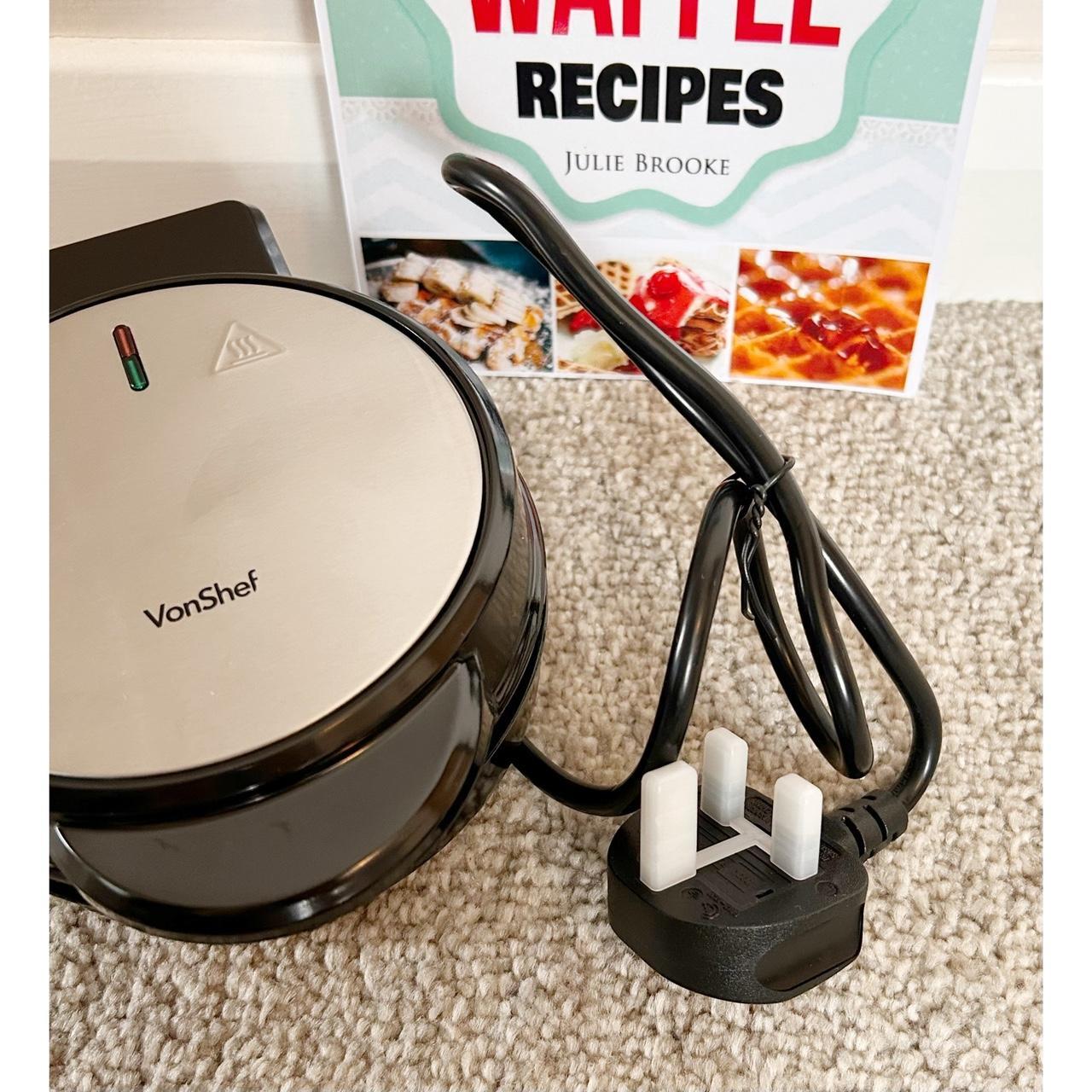 Single waffle maker and recipe book. Brand new in... - Depop