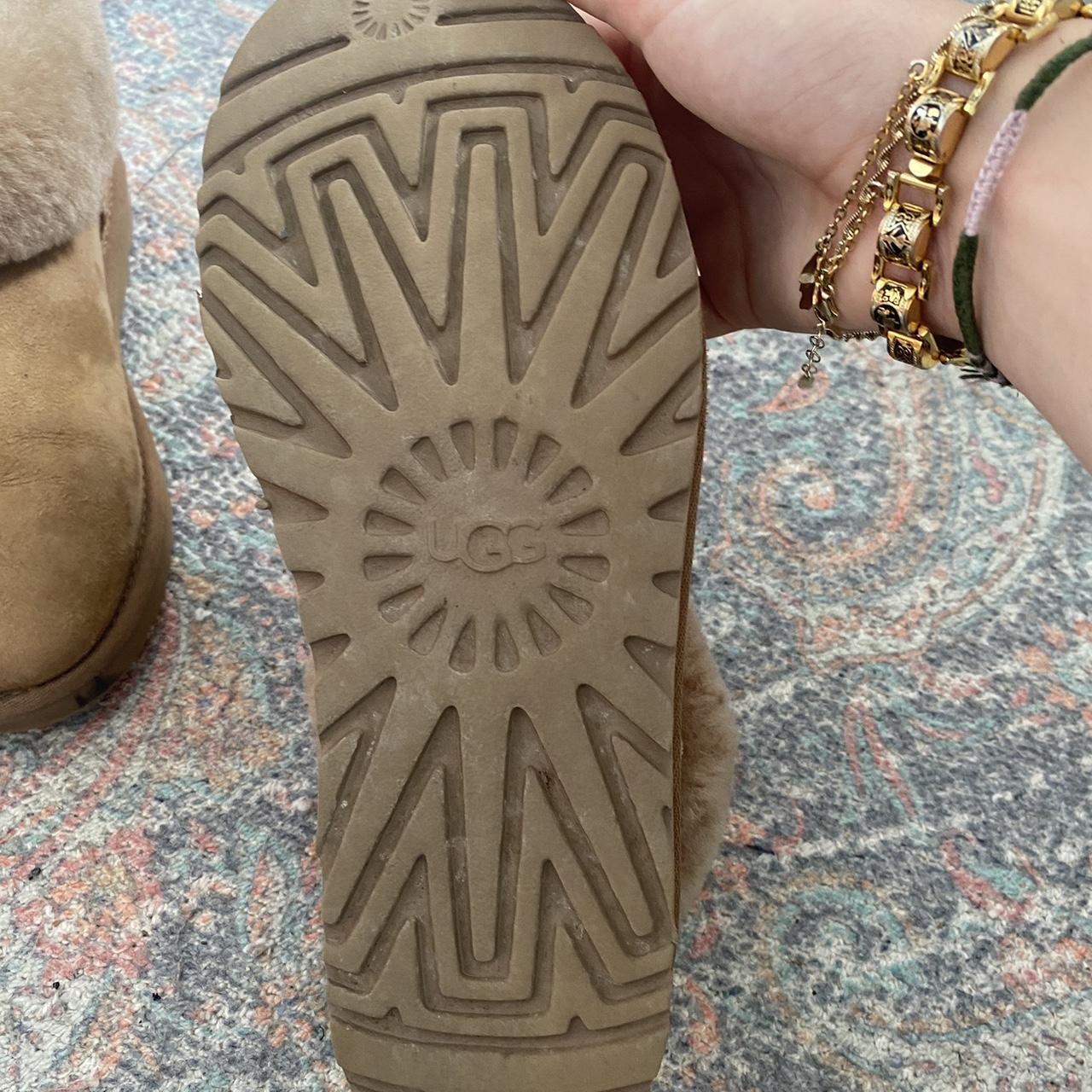 Mini fluff Uggs in walnut colour 🤎 Super gorgeous... - Depop