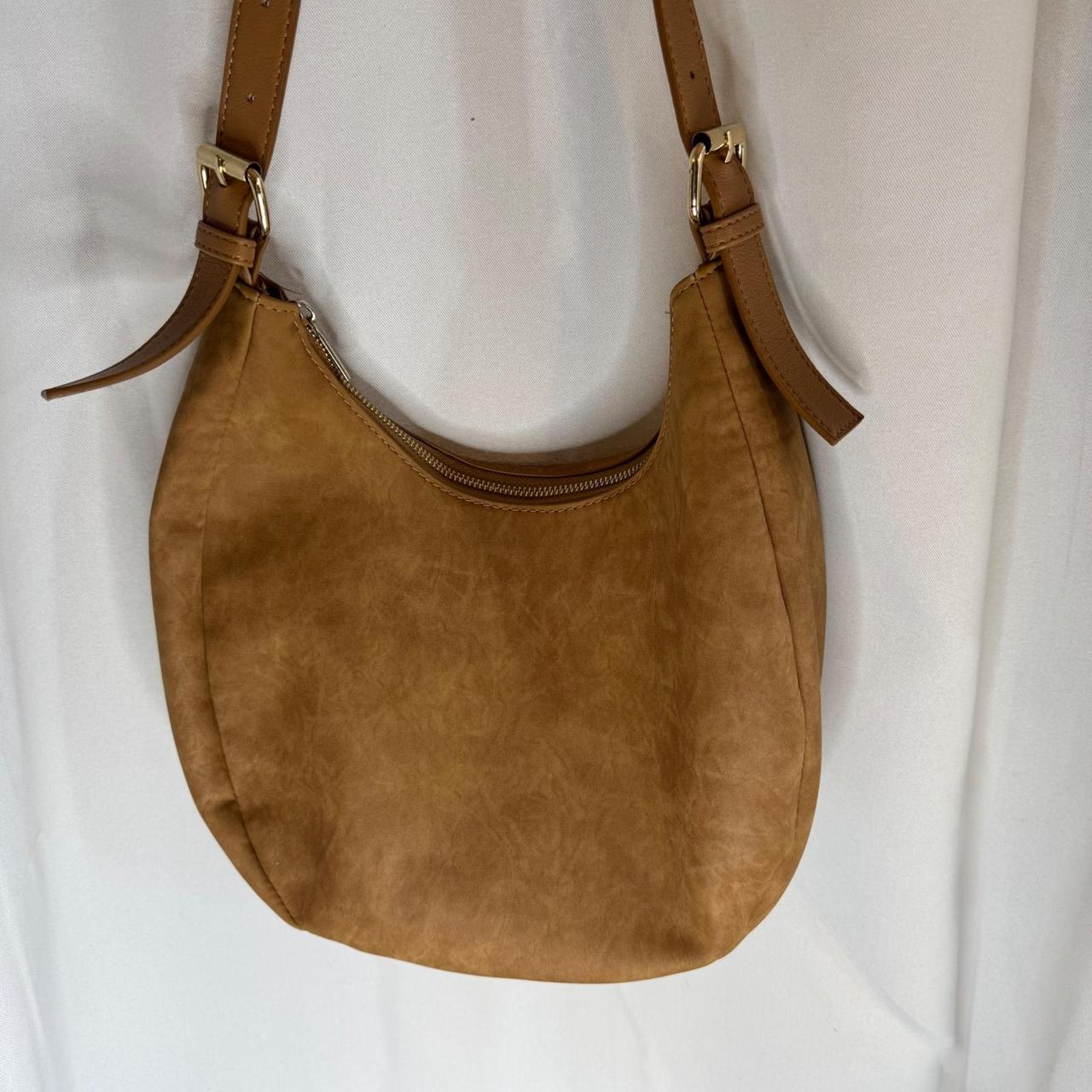 Fourth Studio Suede Hobo Bag Shoulder Bag Dark Tan... | Depop