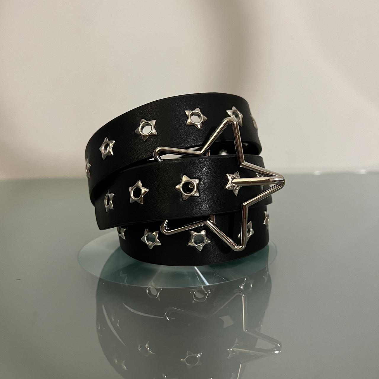 Star Buckle Grommet Belt FREE SHIPPING WHEN YOU... - Depop
