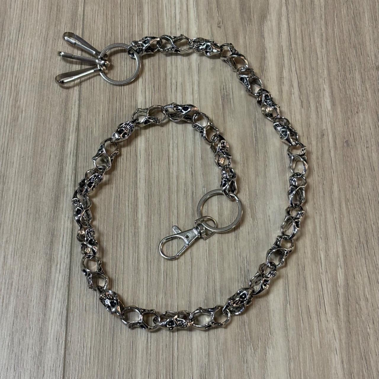 0468 - Skull Catacombs Wallet Chain Grunge/emo... - Depop
