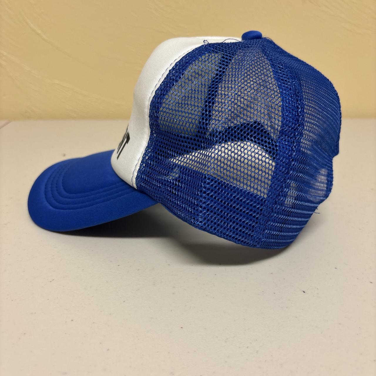 0574 - Regular Show Rigby Blue Trucker Hat I'm... - Depop