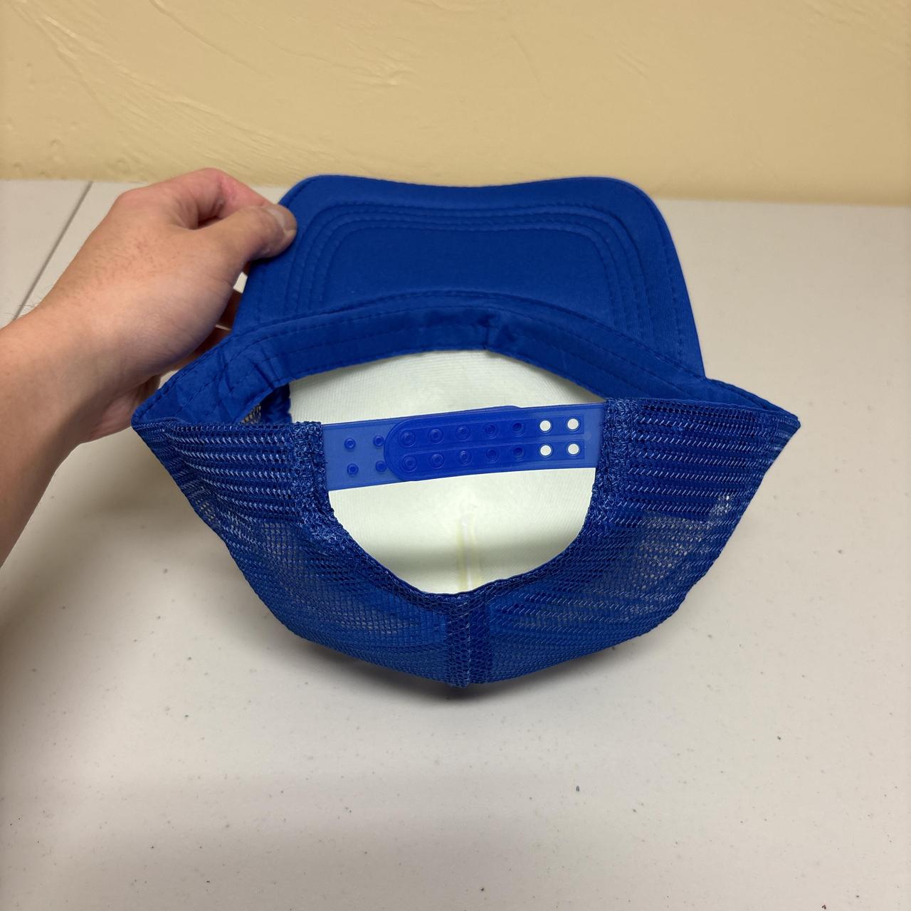 0574 - Regular Show Rigby Blue Trucker Hat I'm... - Depop