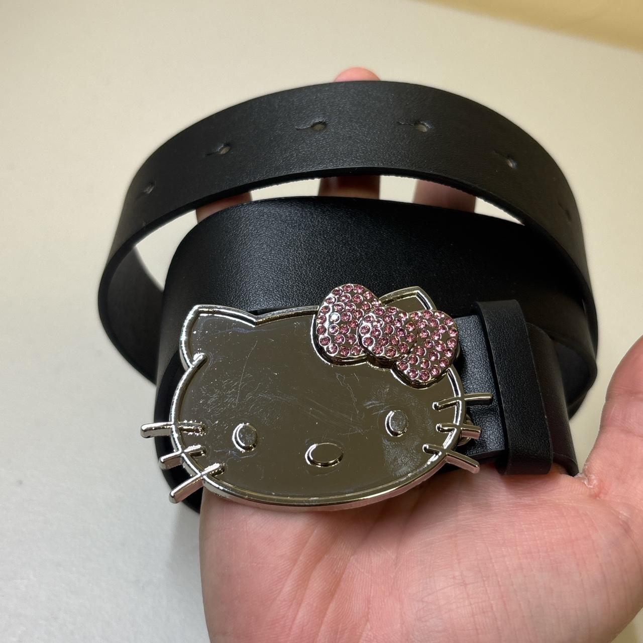 0632 - Rhinestone Hello Kitty Belt... | Depop