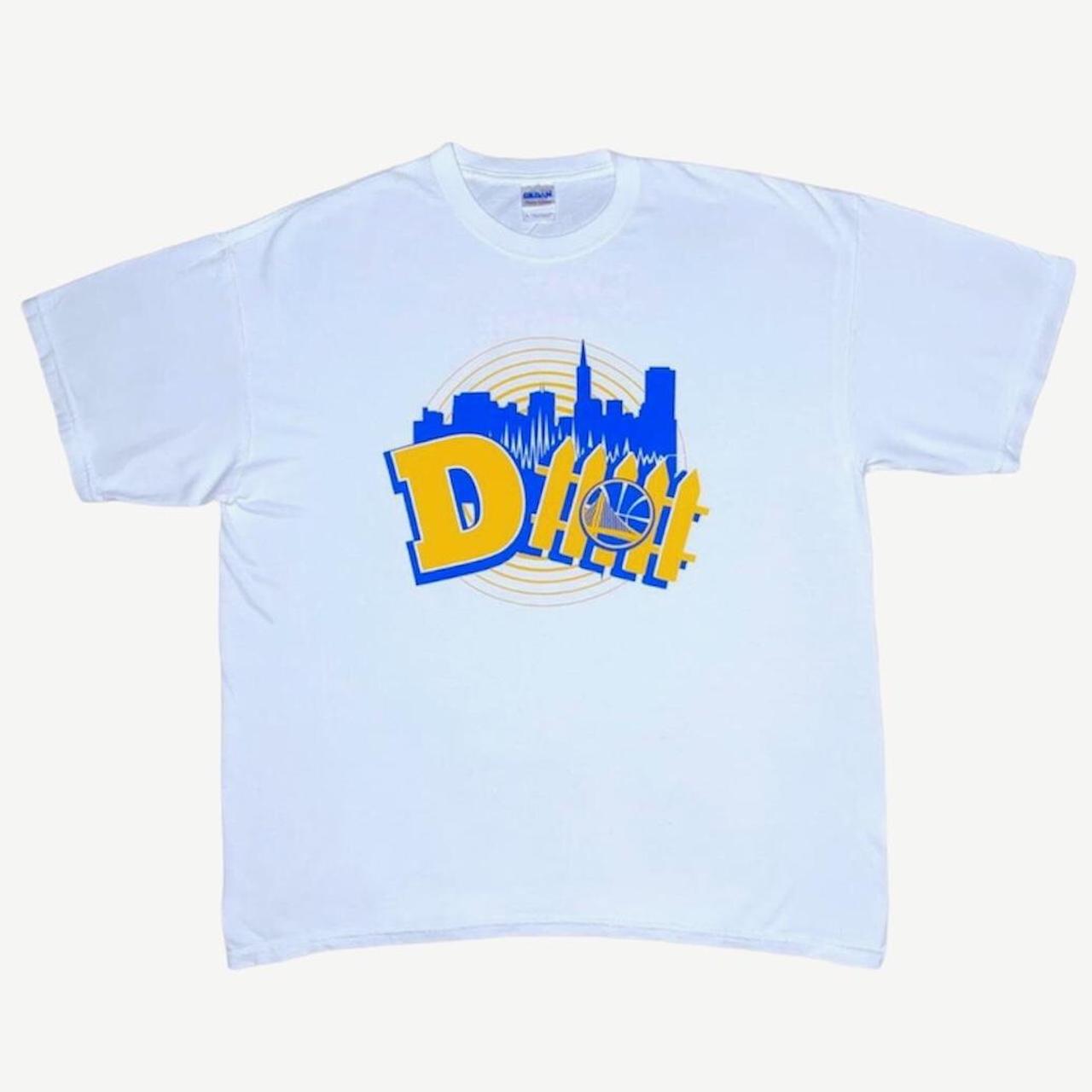 Vintage 2000s Gildan heavy cotton white graphic... - Depop