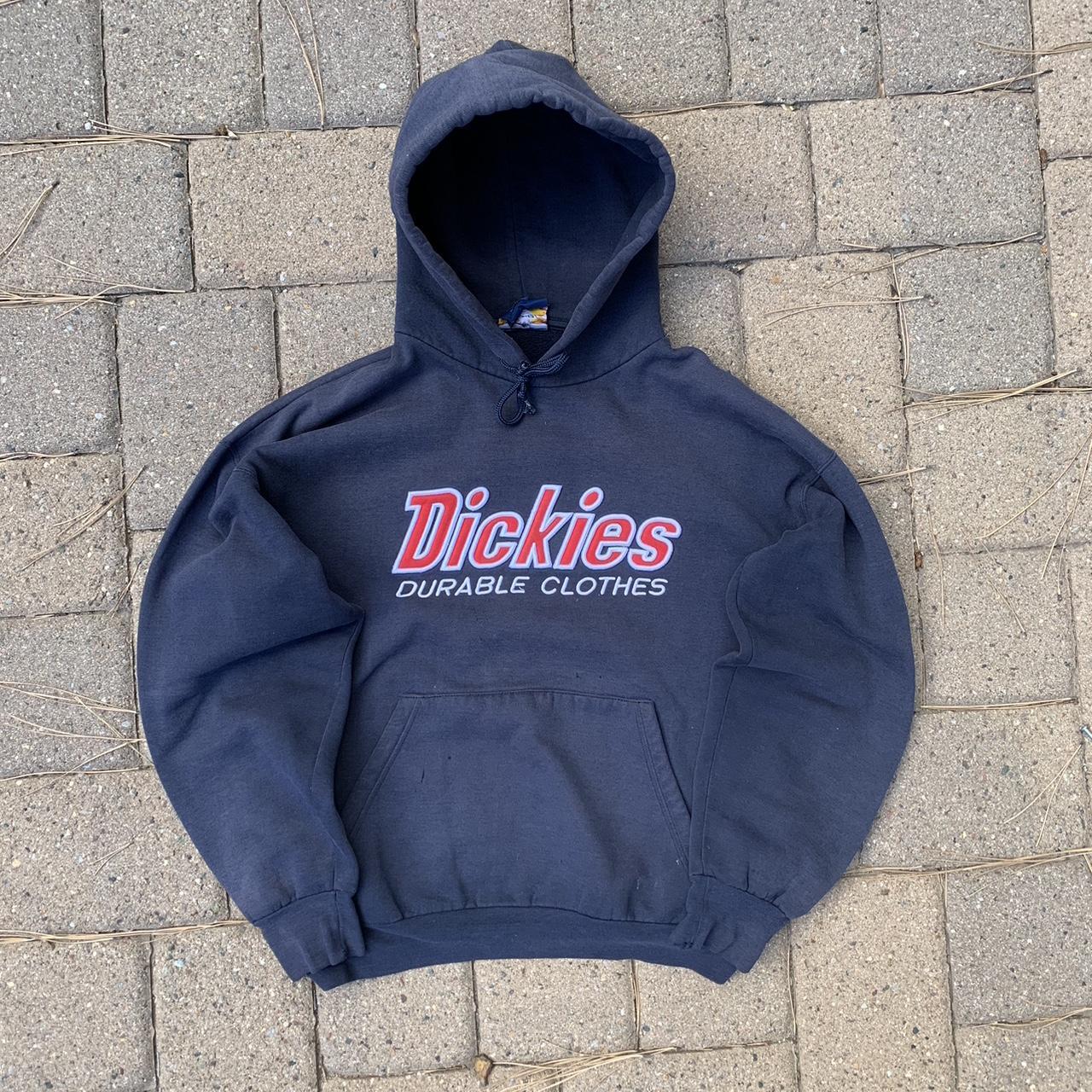 Rare Vintage Dickies Hoodie Boxy Asl Minor Depop