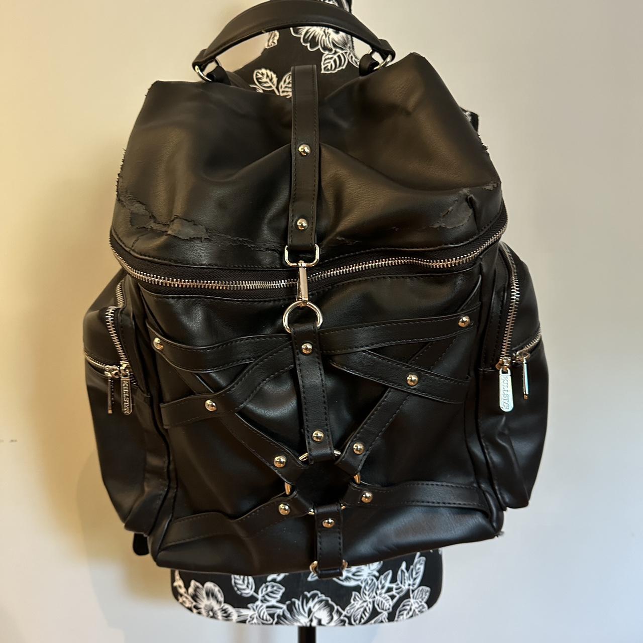 Killstar backpack with some wear. The top has... - Depop