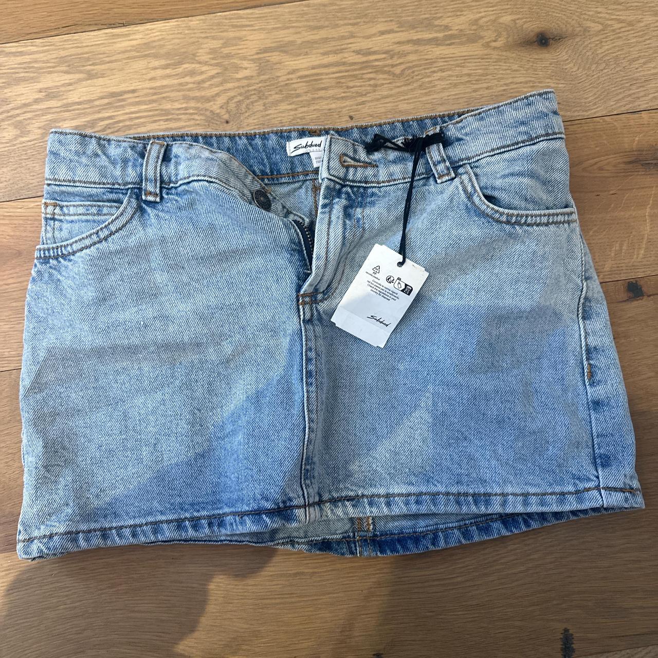 Subdued extra small jean skirt new with tags #summer... | Depop