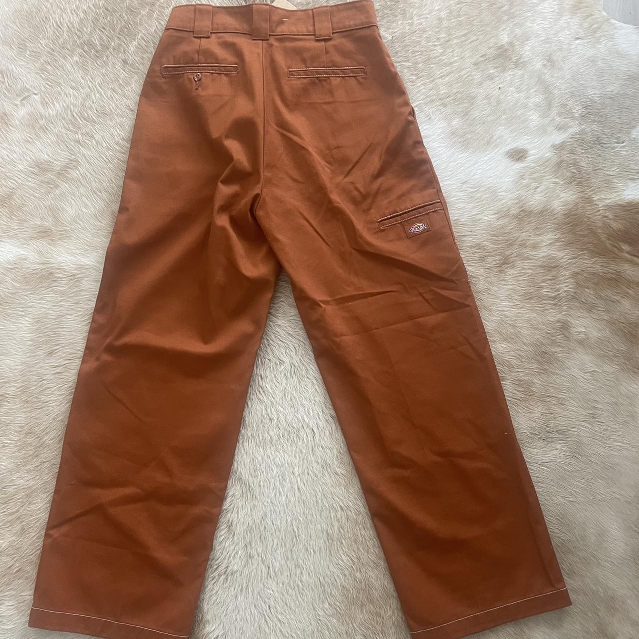 Vintage Double Knee Burnt Orange Dickies Pants Depop