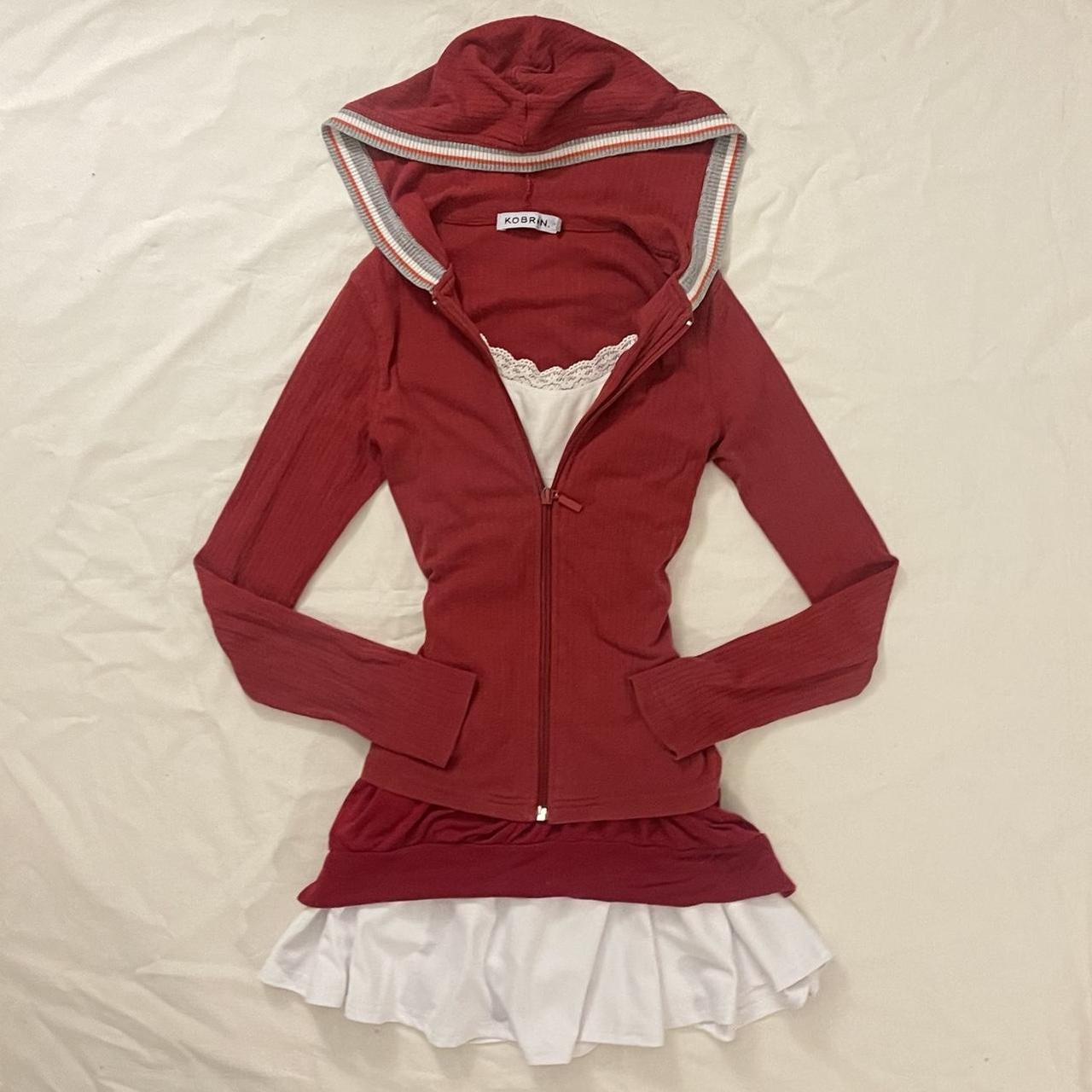 four piece red set * includes a red tight fitting... - Depop