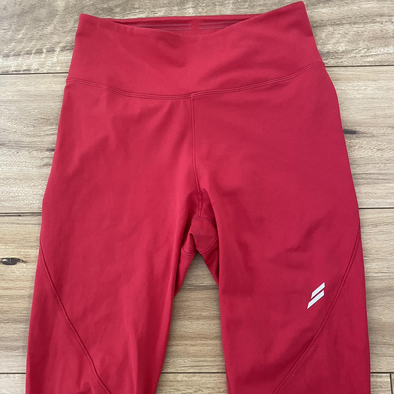 Do You Even Red Gym Leggings Grip around... - Depop