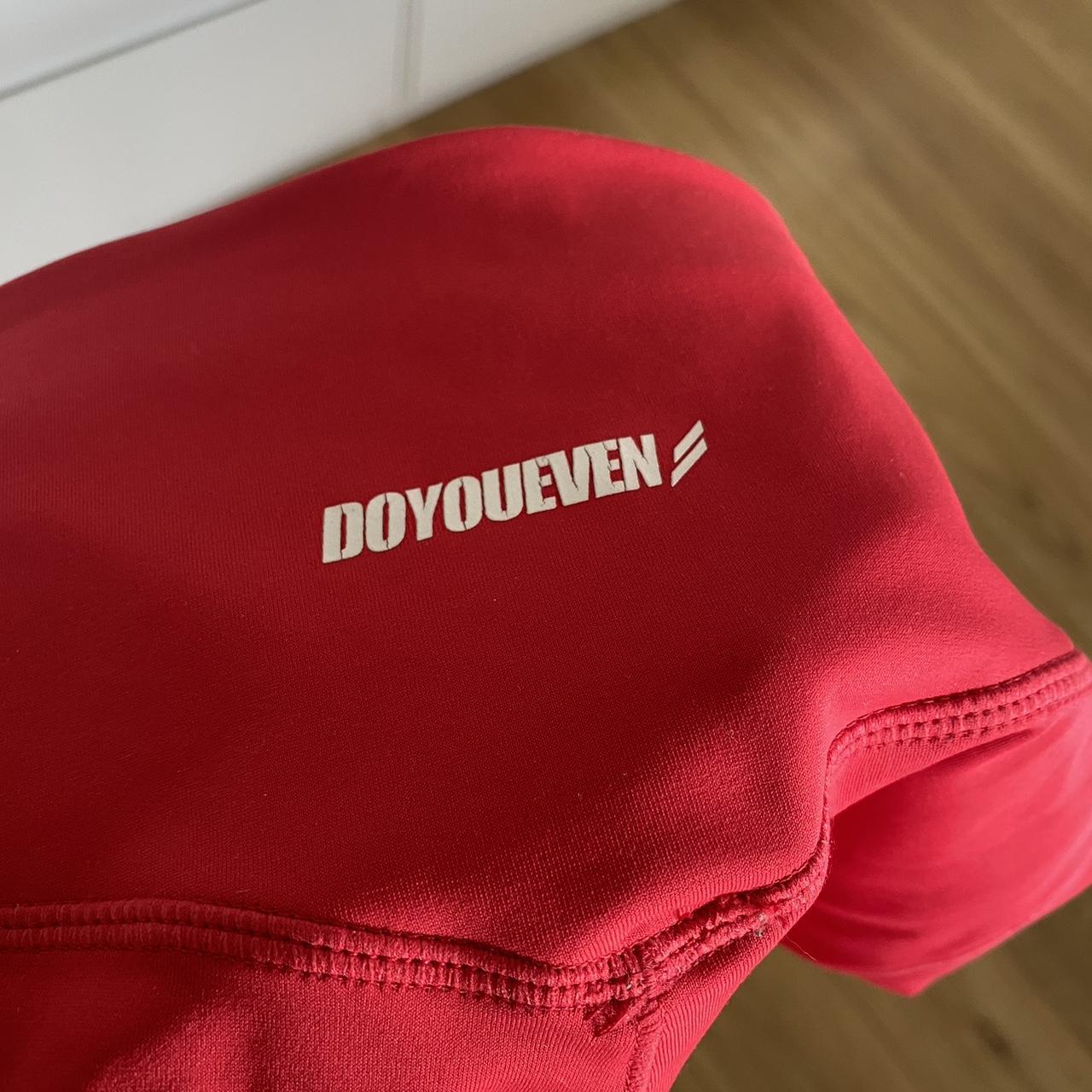 Do You Even Red Gym Leggings Grip around... - Depop