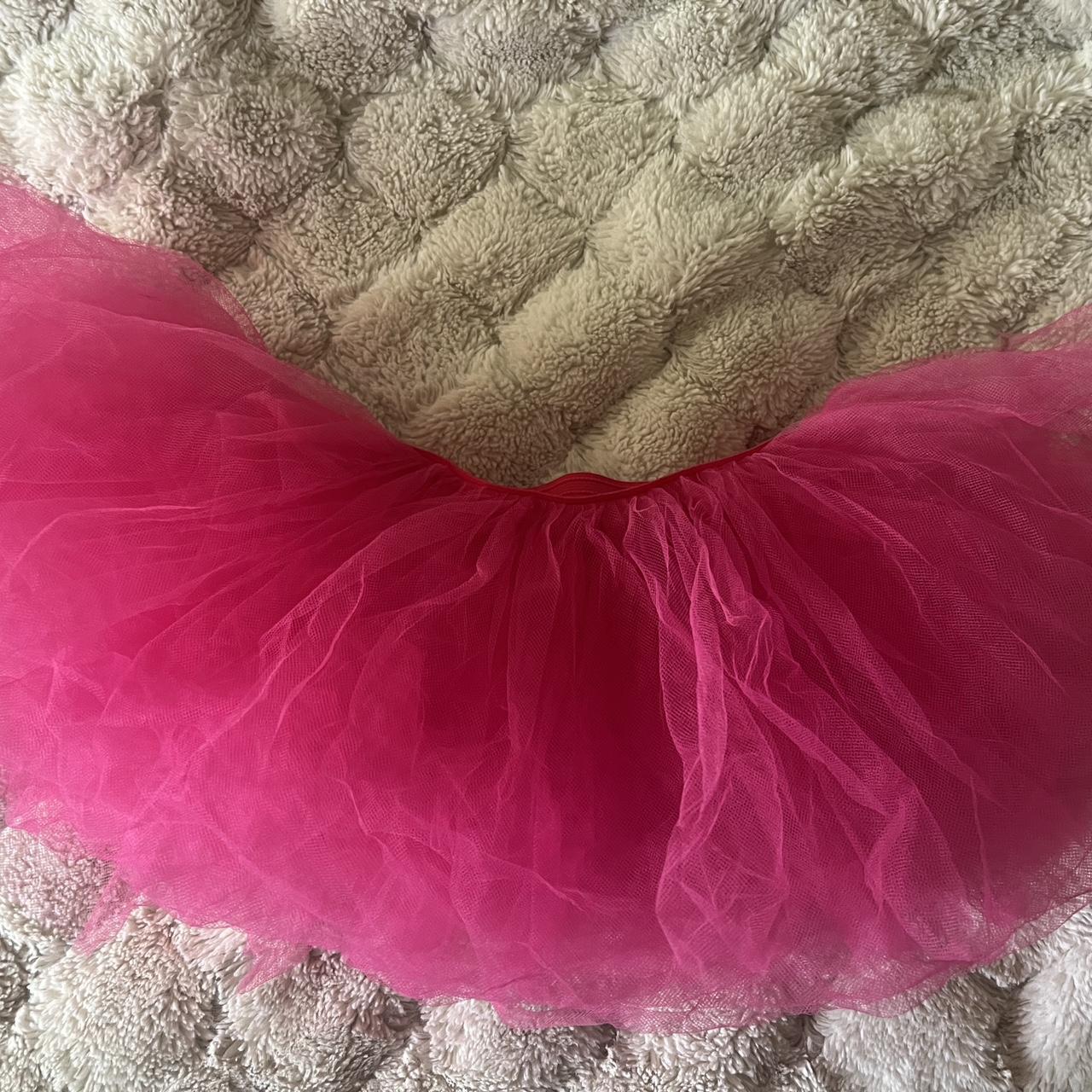 Hot pink tutu skirt, never worn except once to a... - Depop