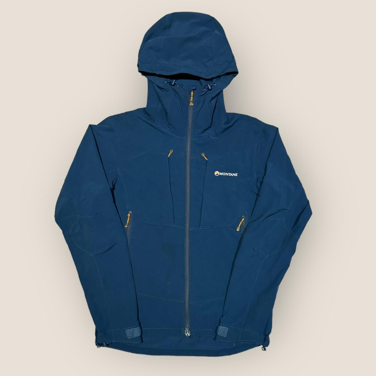 Mens Blue Montane Chameleon Stretch Hooded Jacket.... - Depop