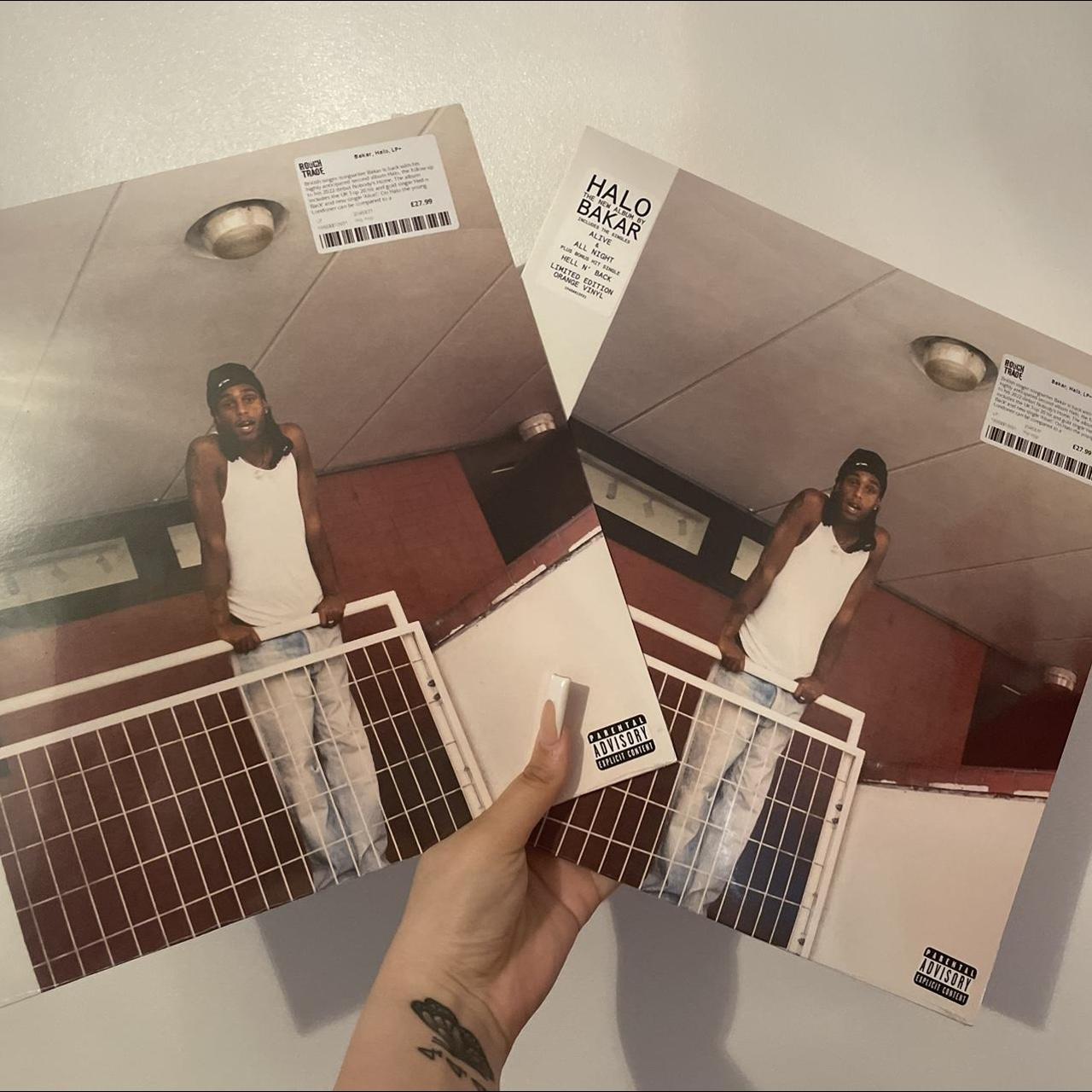 2 Bakar vinyl the album halo RECEIVED at his concert... - Depop