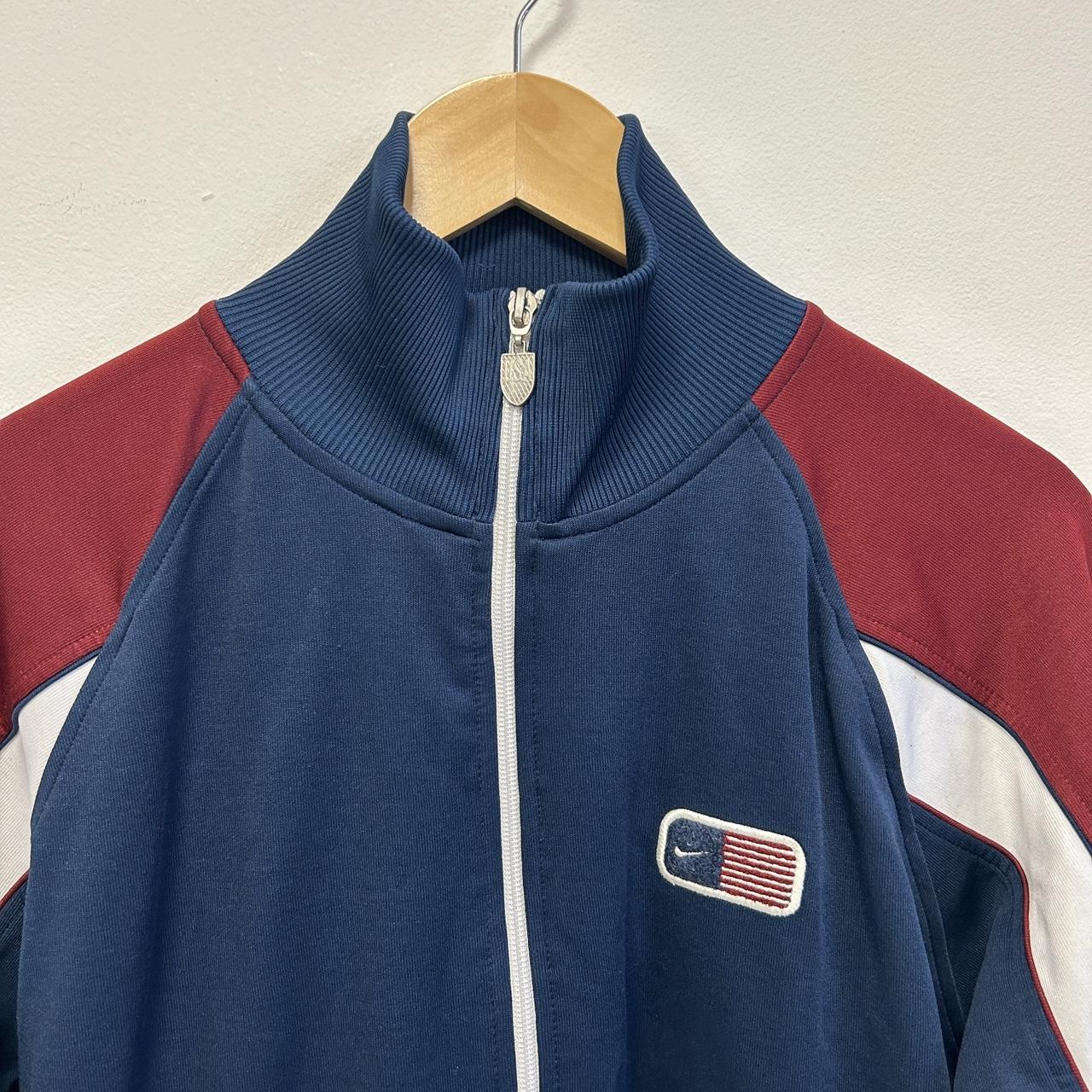 Really cool retro vintage Nike zip up track jacket.... - Depop