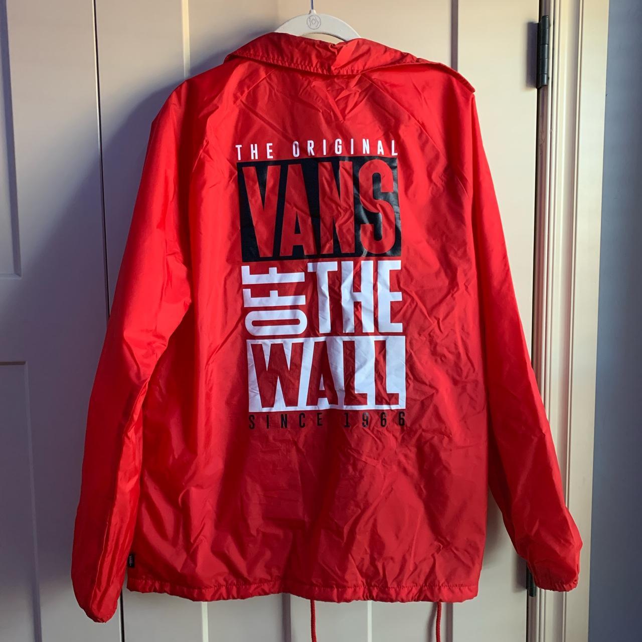 Vans off the wall windbreaker Vans windbreaker in... - Depop