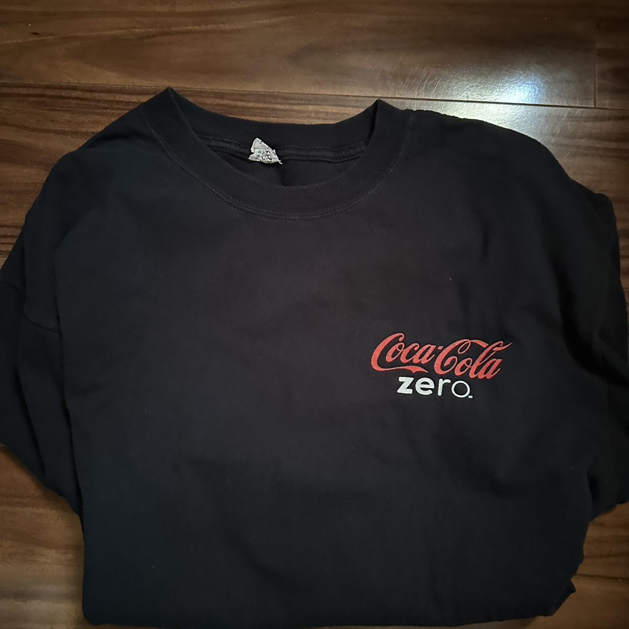 Vintage coke zero oversized tee #coke #soda... - Depop
