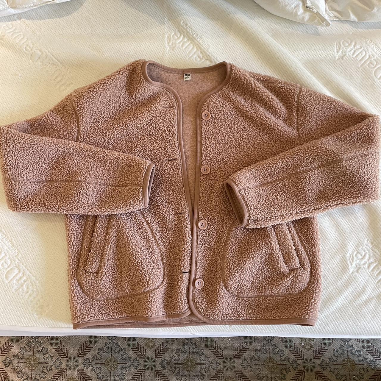 UNIQLO Women's Pink Jacket | Depop