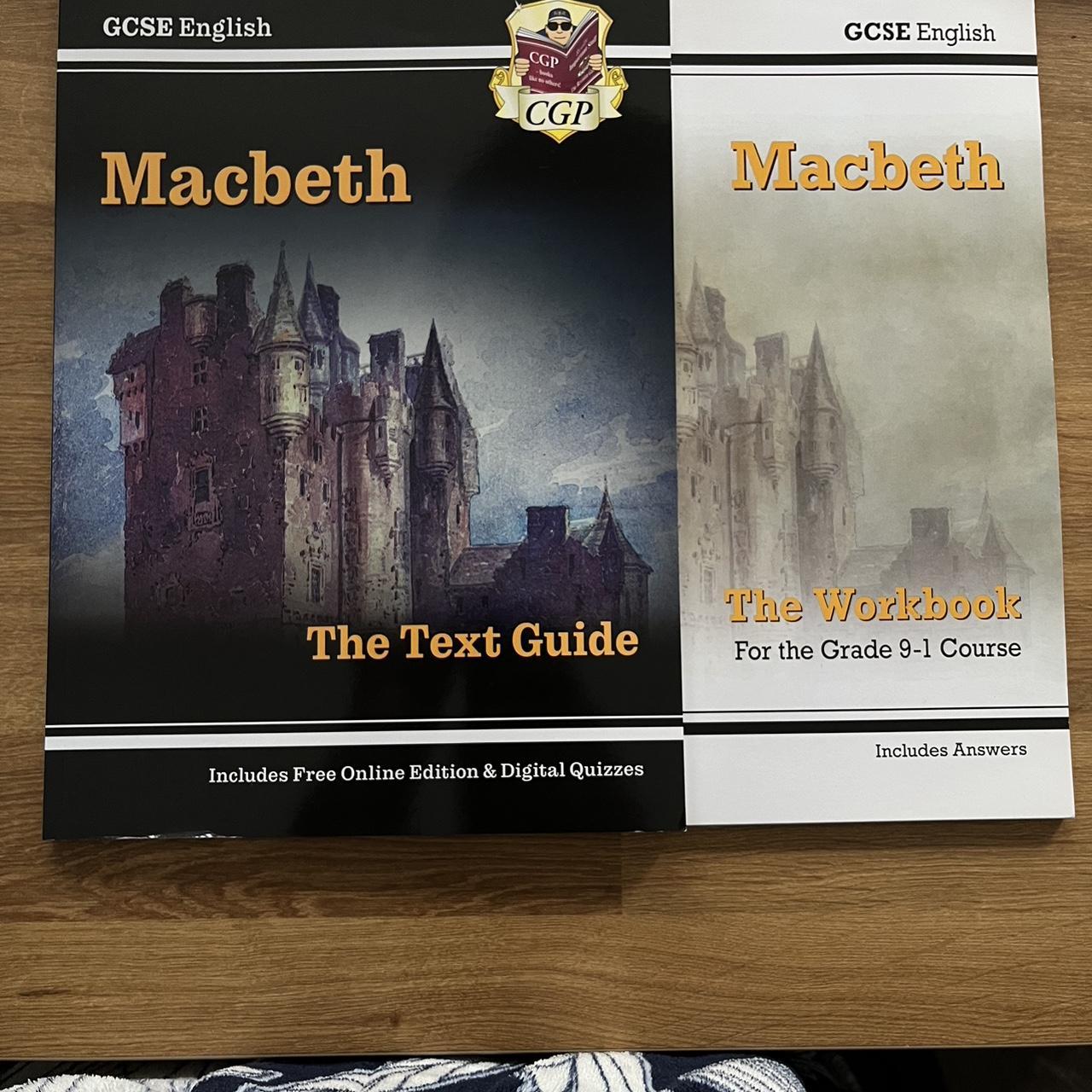 Macbeth text guide and workbook for English GCSE... - Depop