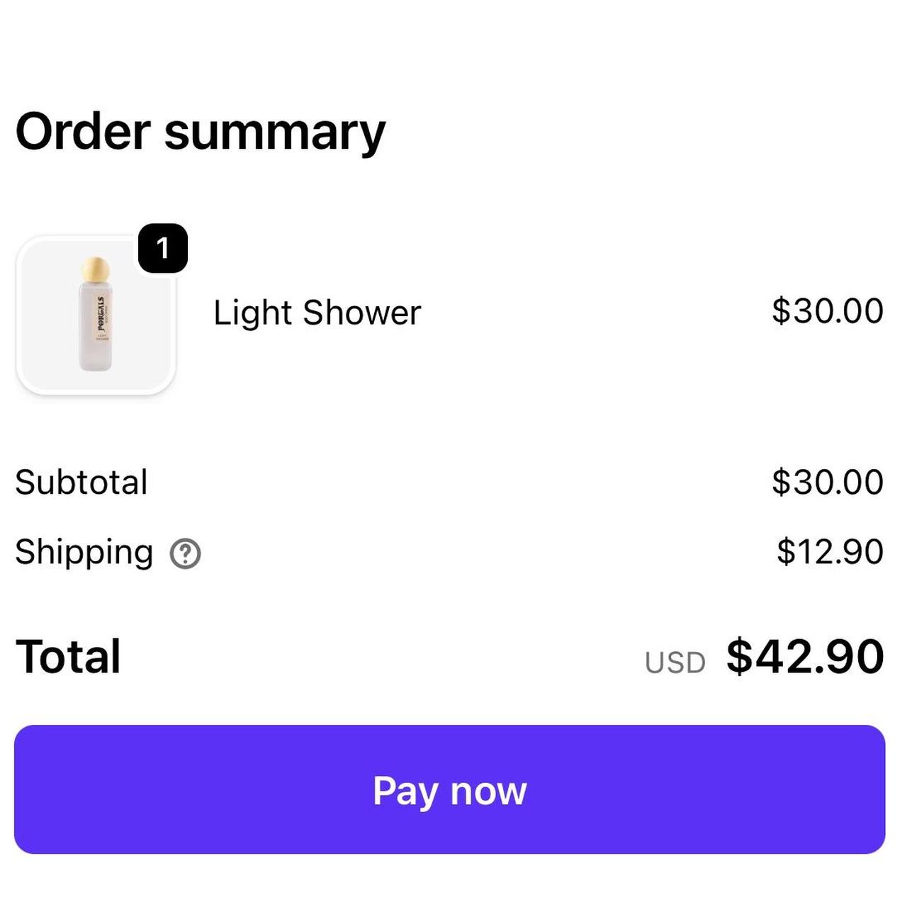 light shower portals body spray brand new never used... | Depop