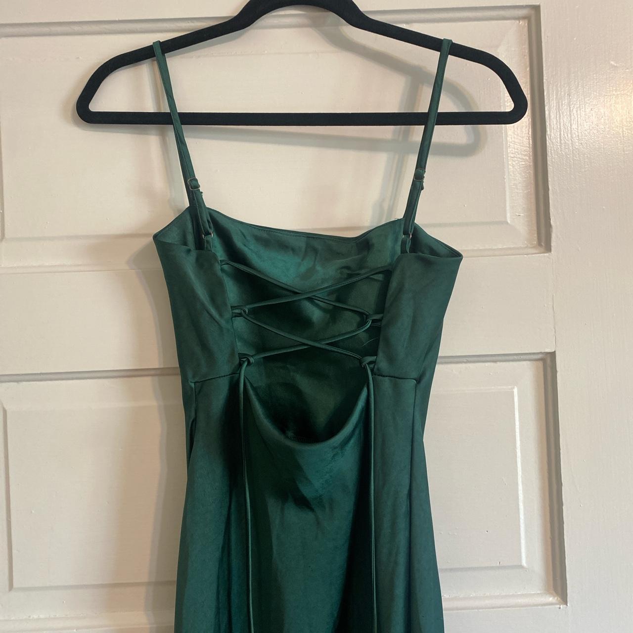 Beginning Boutique satin dress Worn once!! Size:... - Depop