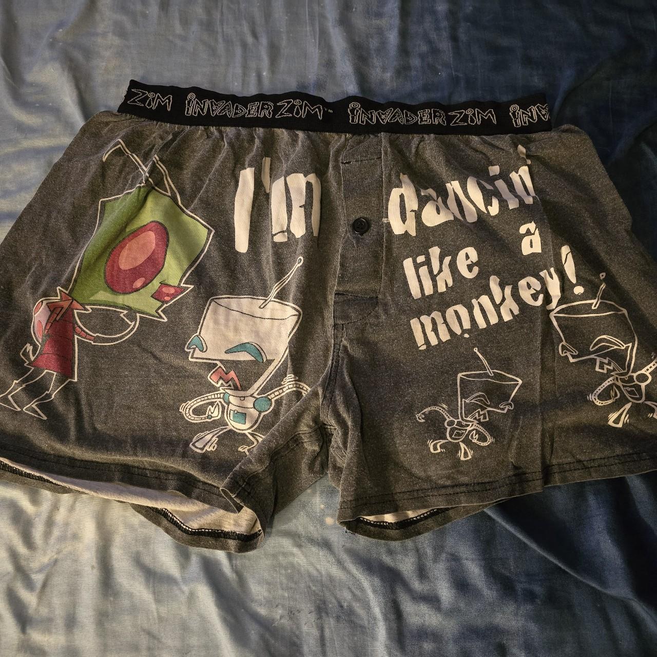 Vintage invader Zim boxer shorts. Only ever worn as... - Depop