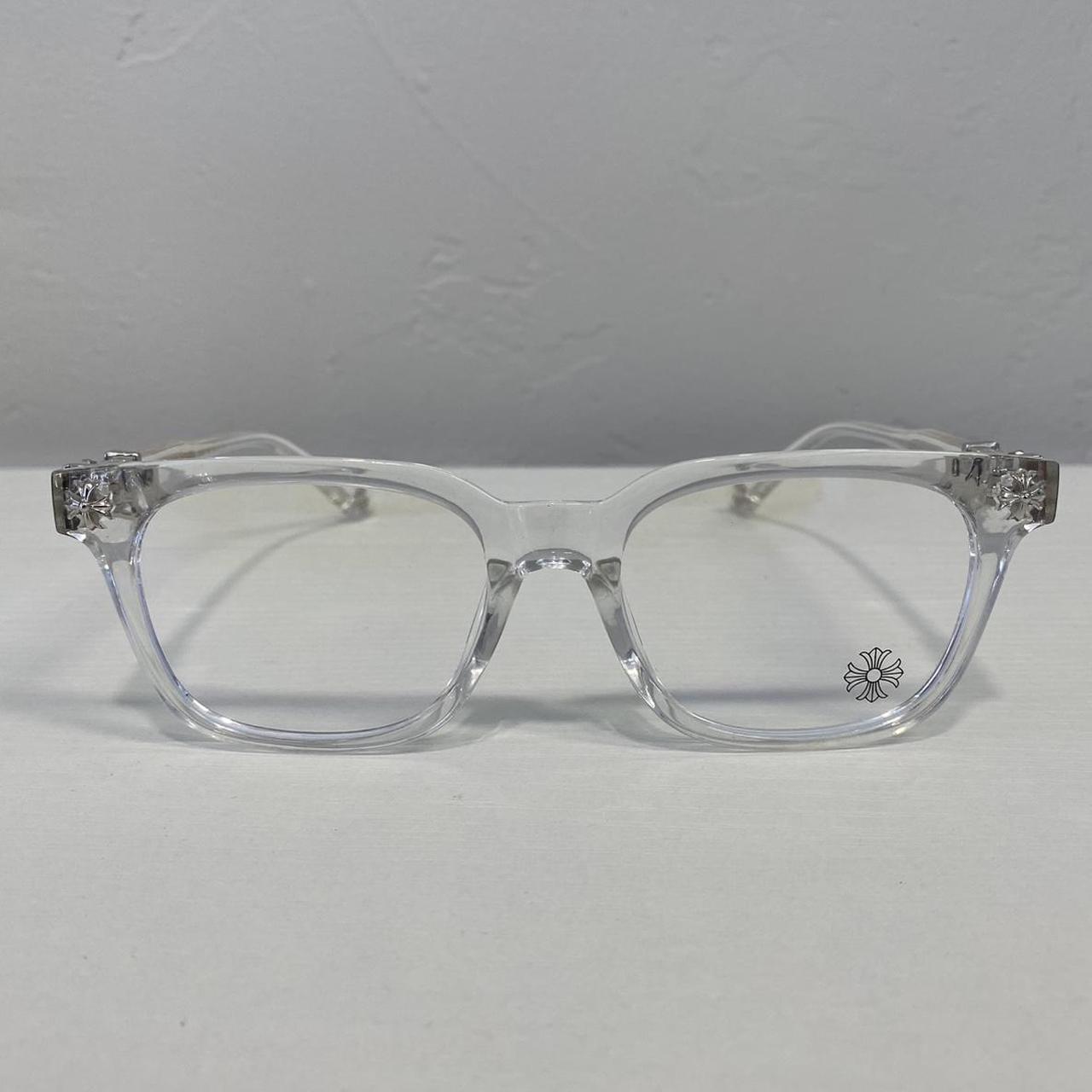 CLASSIC clear and silver frame glasses clear lens... | Depop