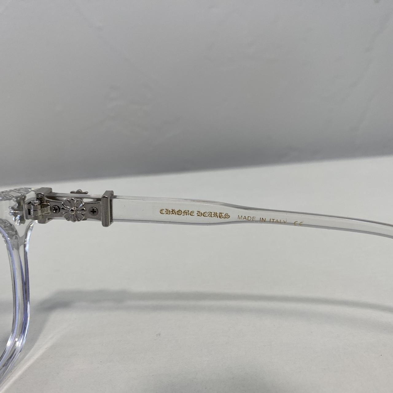 CLASSIC clear and silver frame glasses clear lens... | Depop