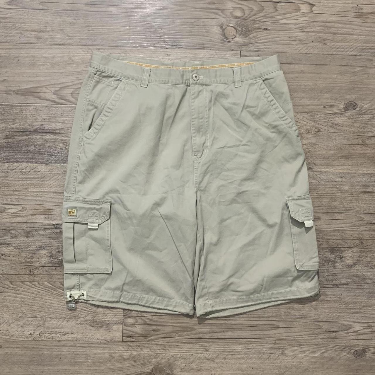 2000s Baggy PJ Mark Cargo Long Shorts Size 39... - Depop