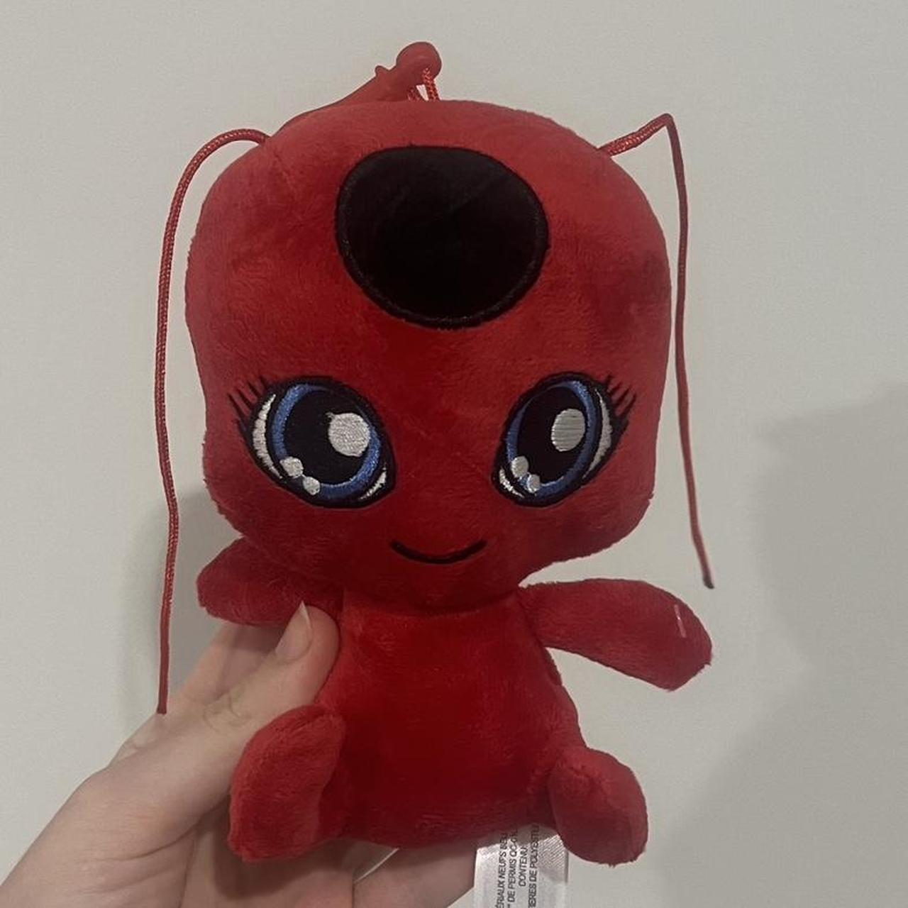 Tikki Miraculous Ladybug plushie Keychain #tikki... - Depop