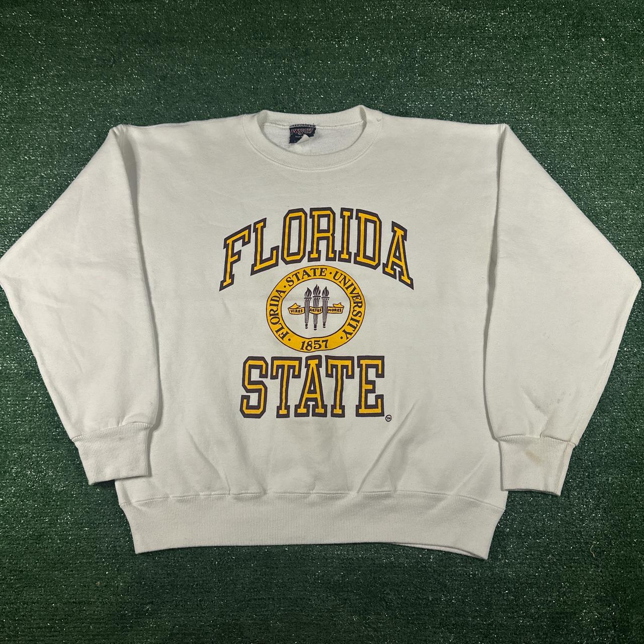 vintage 90s fsu seminoles sweatshirt crewneck size... - Depop