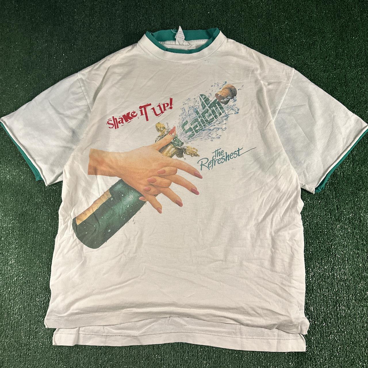 vintage salem cigarettes double collar shirt merch... - Depop