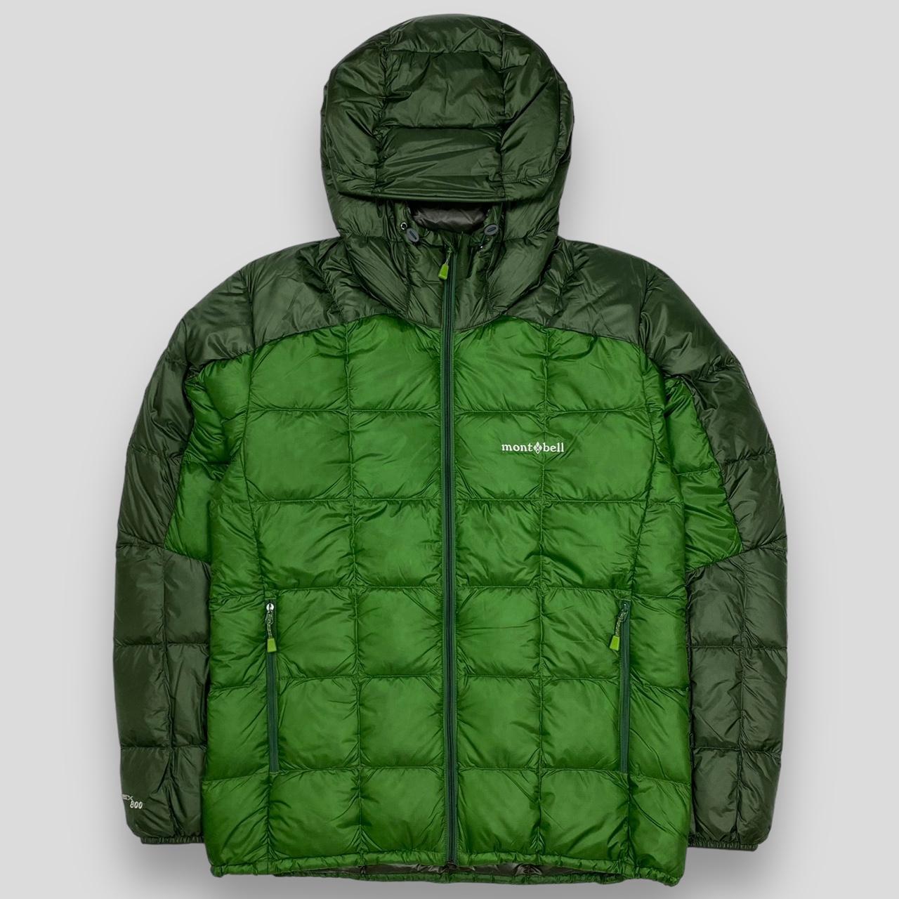 Montbell Puffer Jacket - Green 800 goose down... - Depop