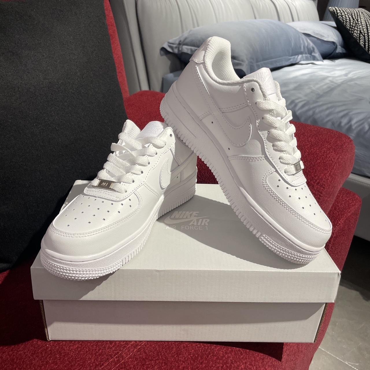 Nike Air Force 1 white trainers Brand new unworn in box | Depop