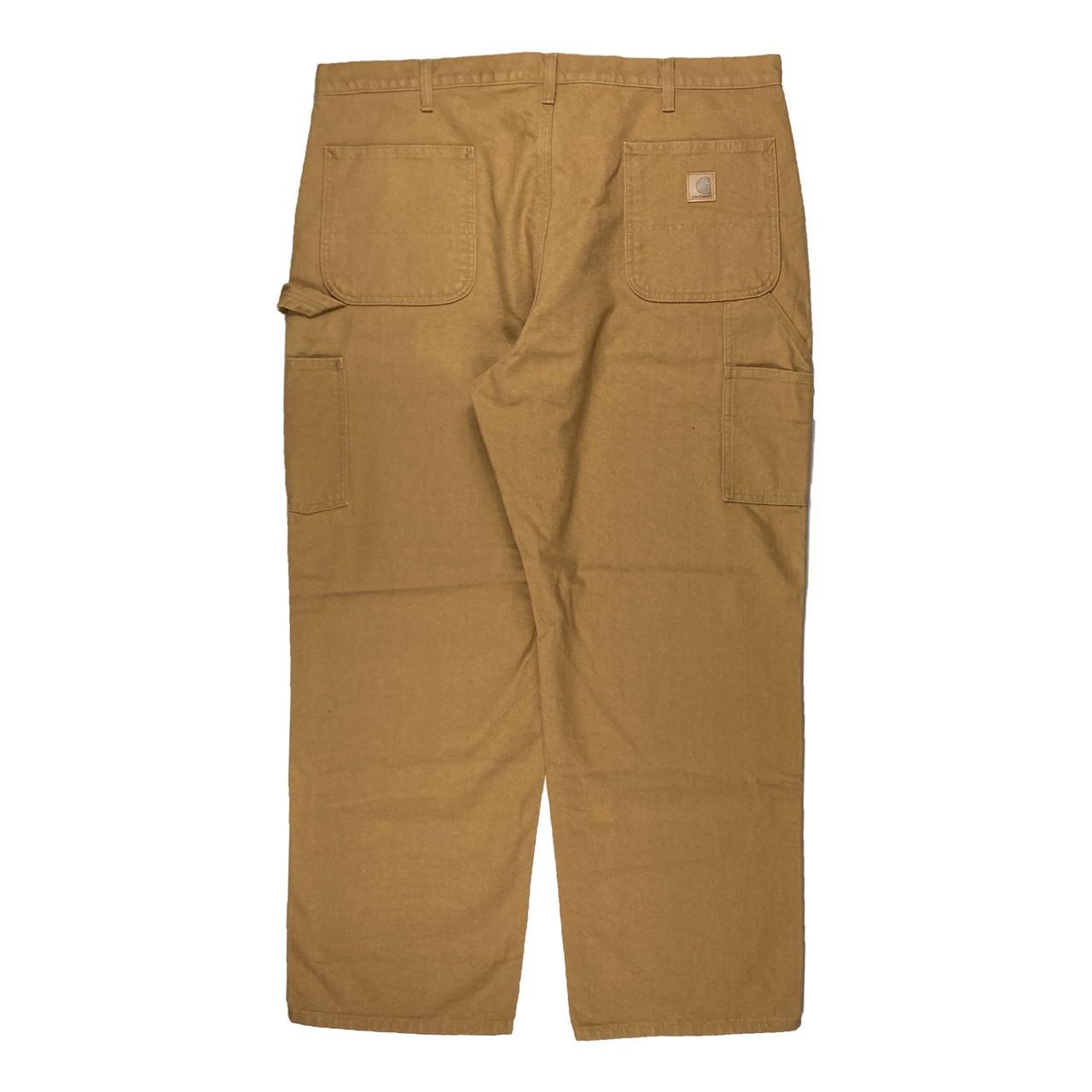 Carhartt Canvas Carpenter Pants Hammer Loop Size... | Depop