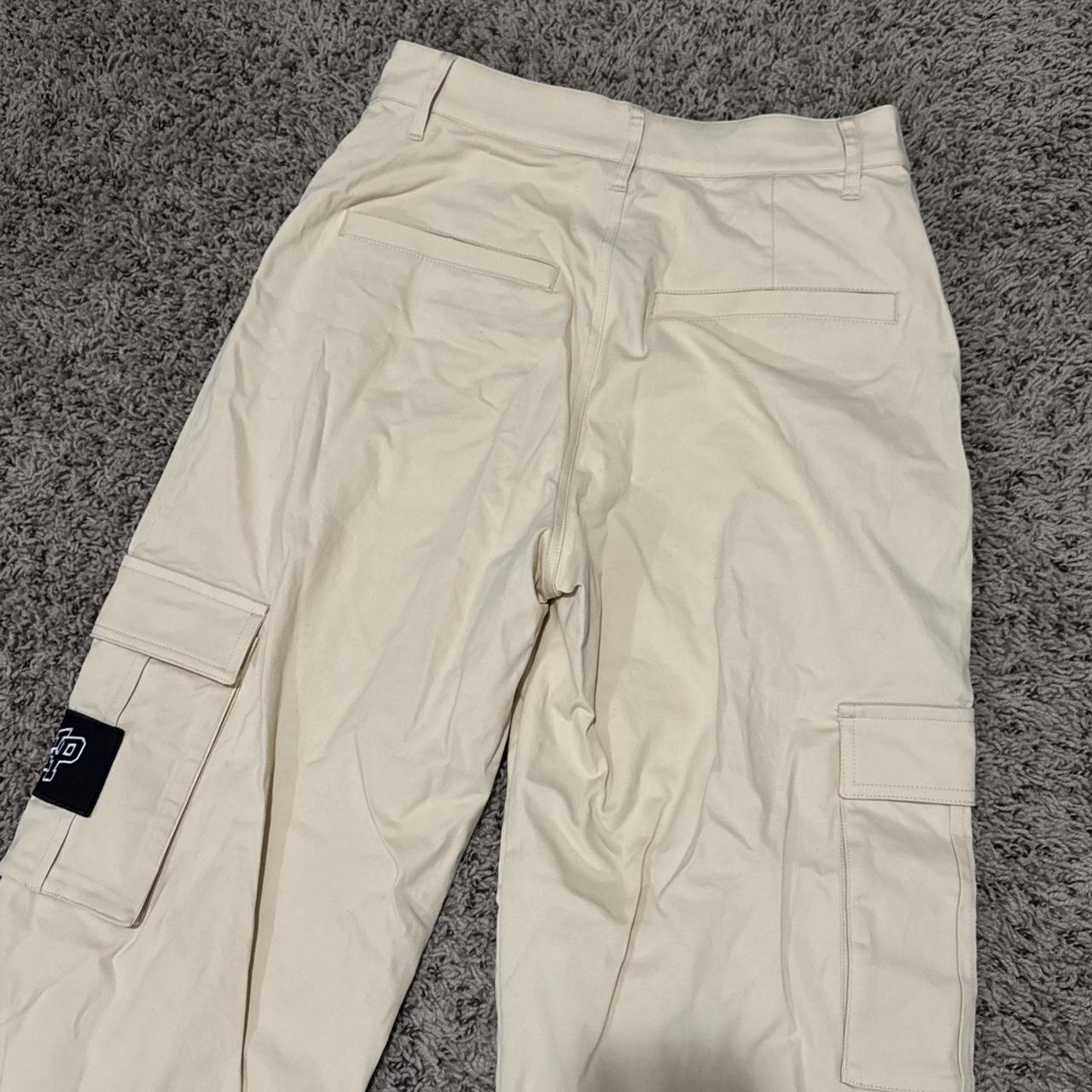 Inaka Power Mens Small Cargo Pants Desert Tan Yellow... - Depop