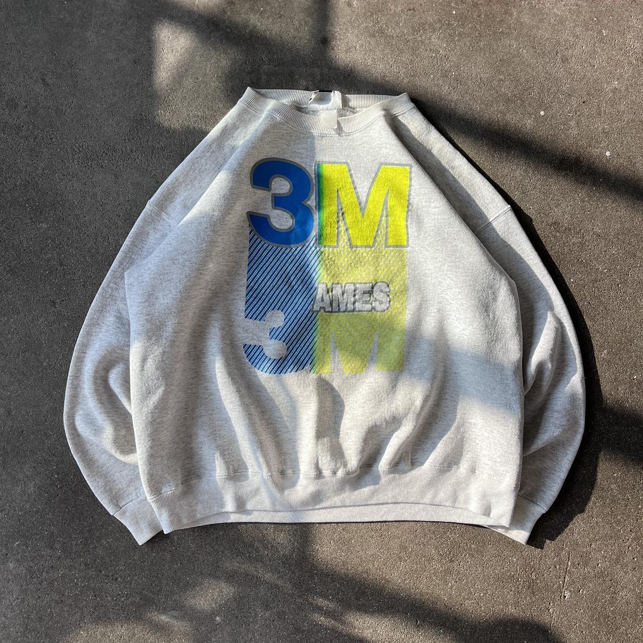 vintage 90s made in usa 3M ames iowa graphic... - Depop