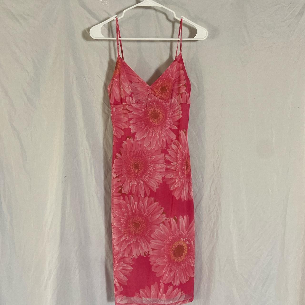 Express Women's Pink Dress | Depop