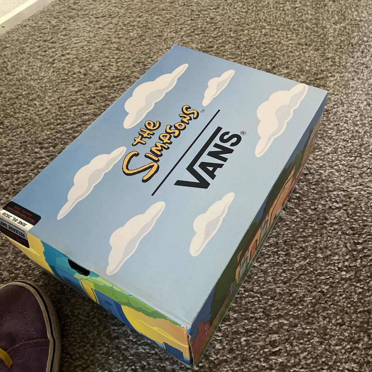 lisa simpson x vans collab sneakers + plus they came... - Depop
