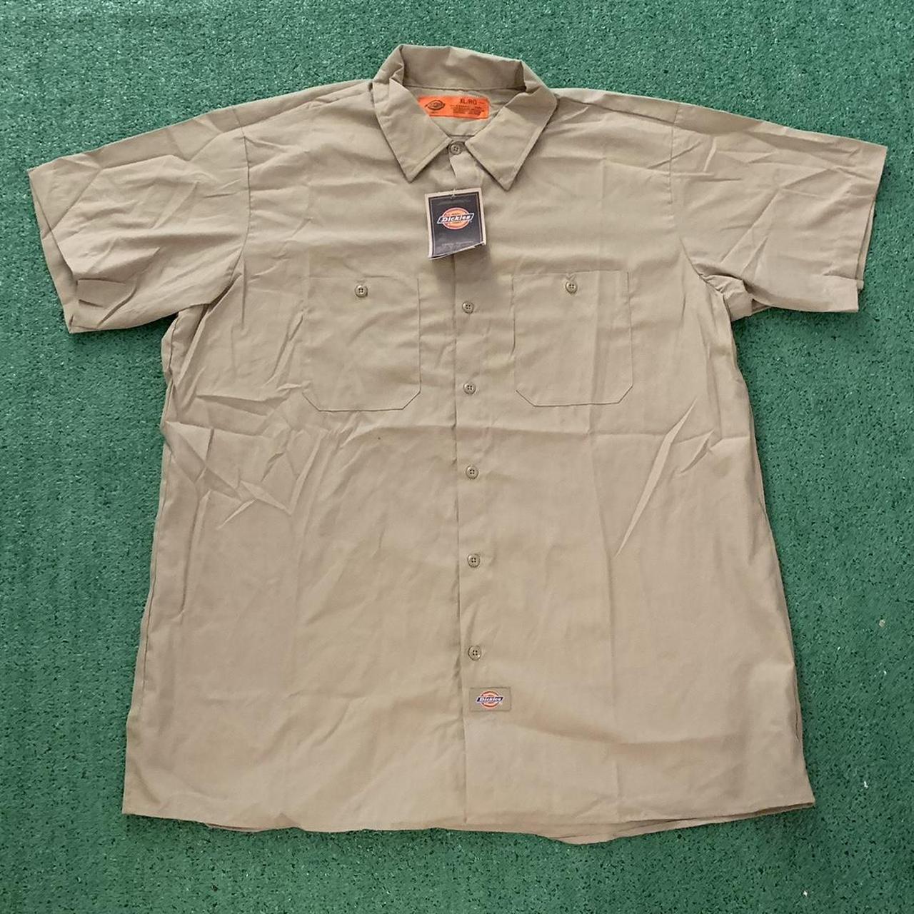 Deadstock Dickies Work Shirt. In perfect condition... - Depop