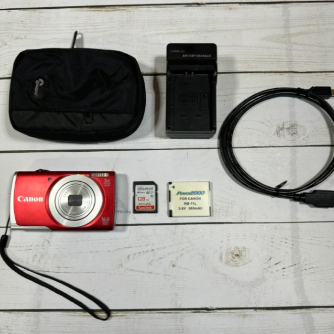 Canon PowerShot A2500 Red Camera Canon PowerShot... - Depop