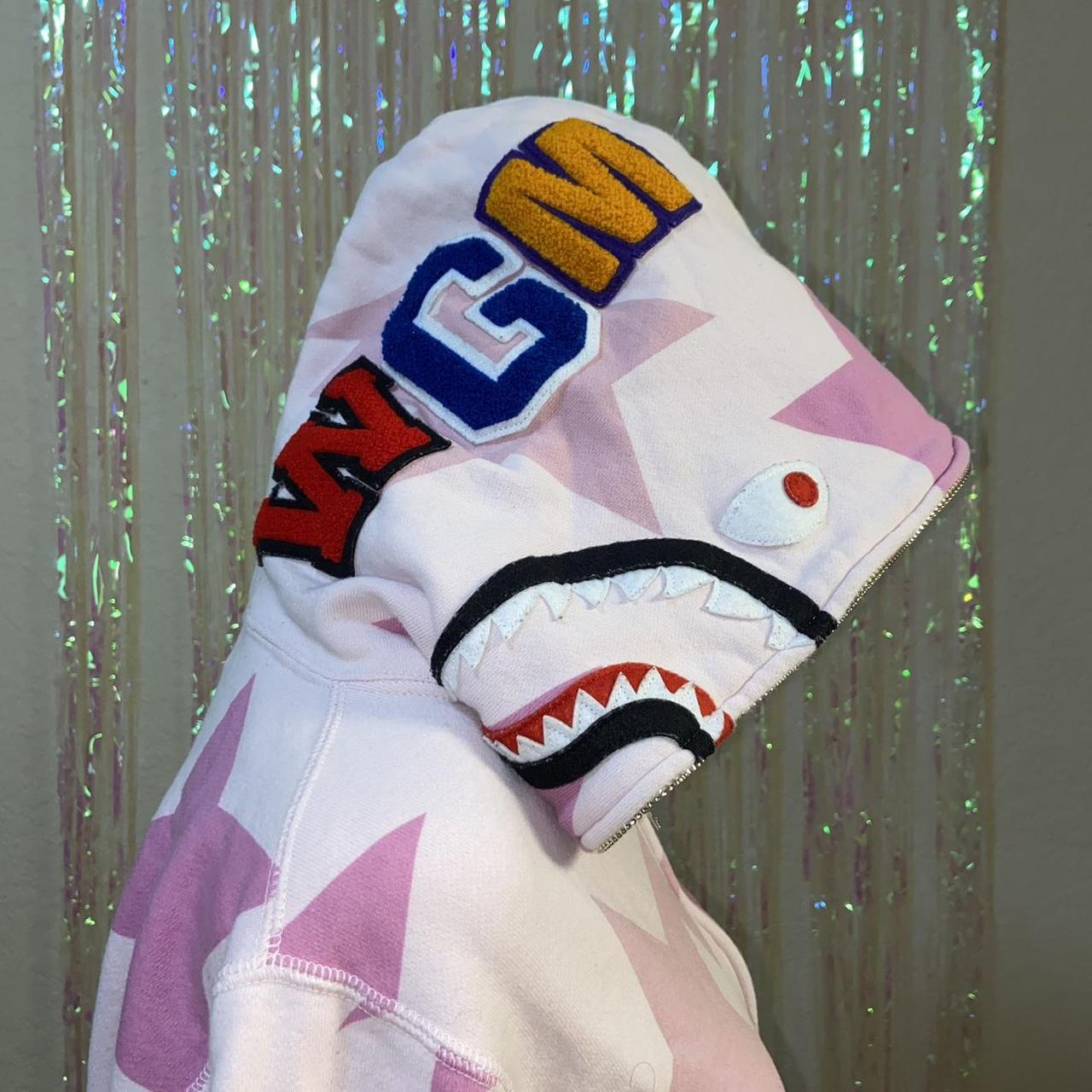 BAPE Women's Pink and Purple Jacket | Depop