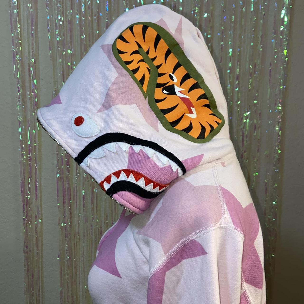 BAPE Women's Pink and Purple Jacket | Depop