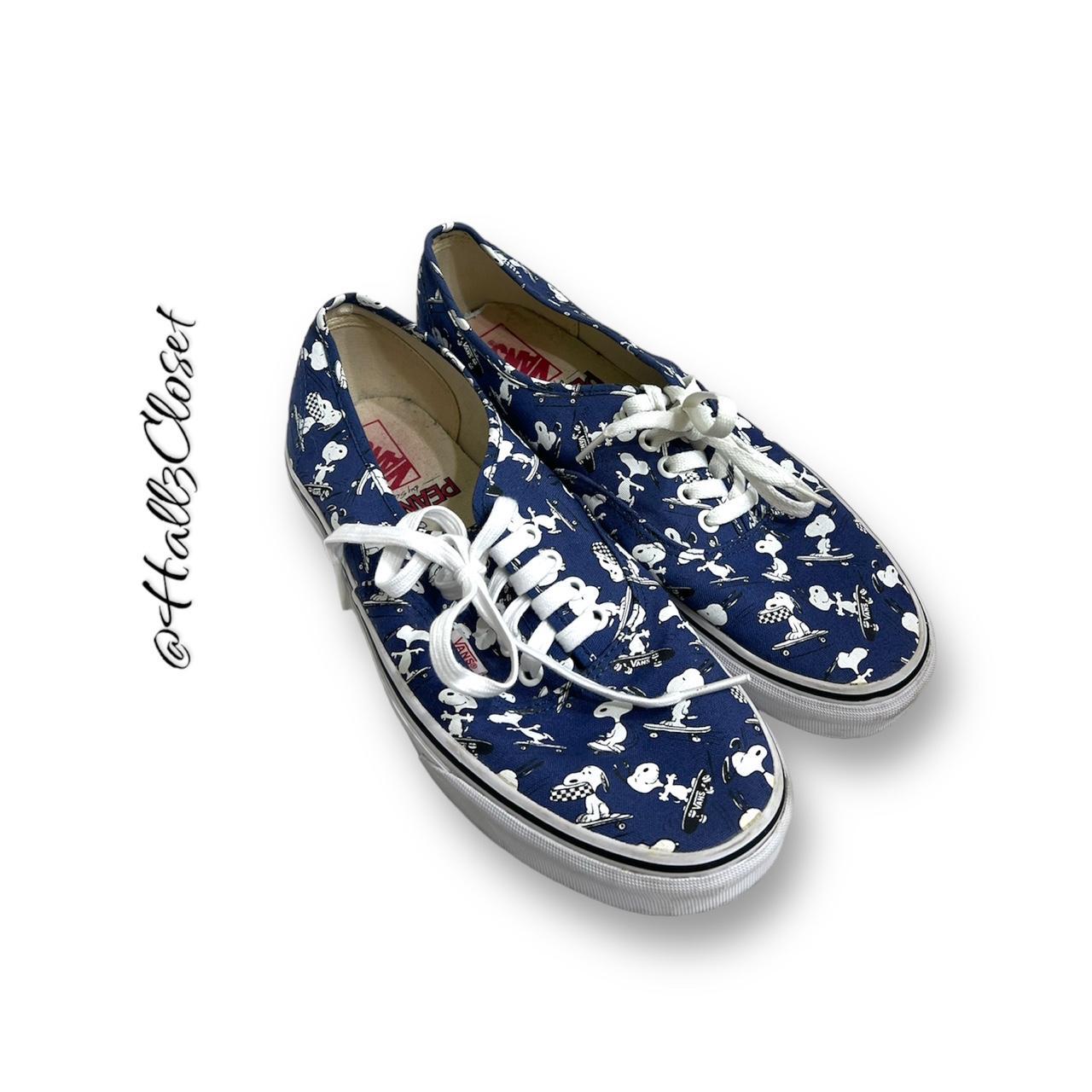 Peanut x snoopy vans only worn once limited edition... - Depop