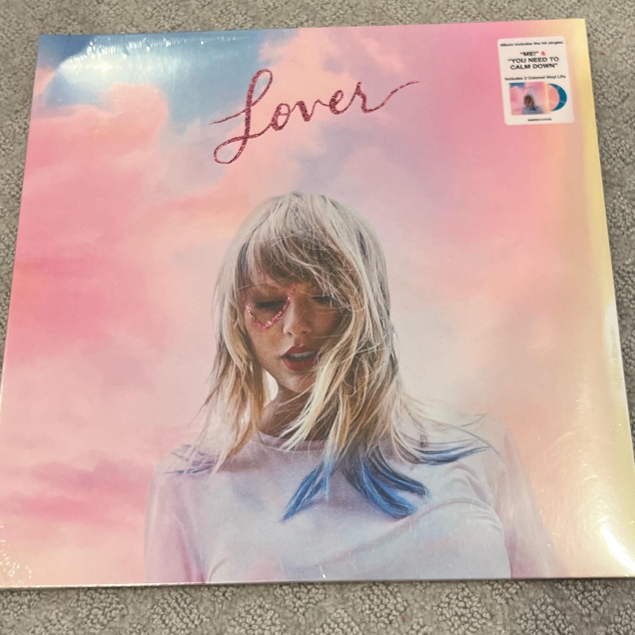 Taylor Swift Lover two color vinyl album - Depop