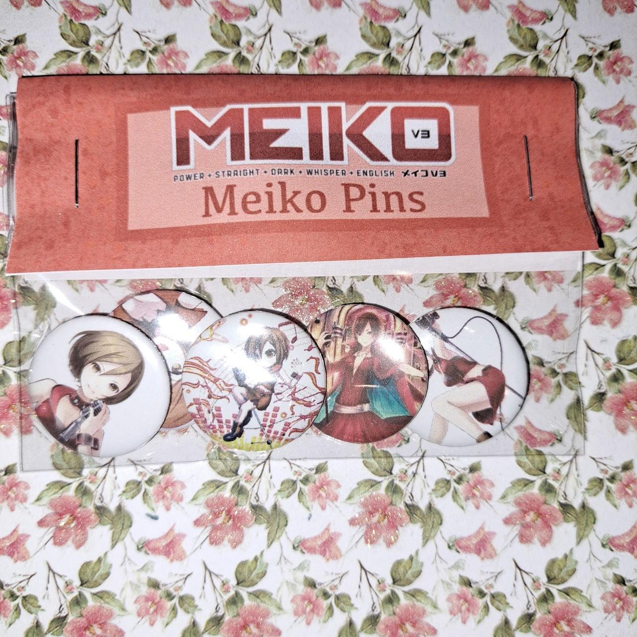 Vocaloid - Meiko Pin Badges (⁠ ⁠•⁠ᴗ⁠•⁠ ⁠) 🛍 Instant... - Depop