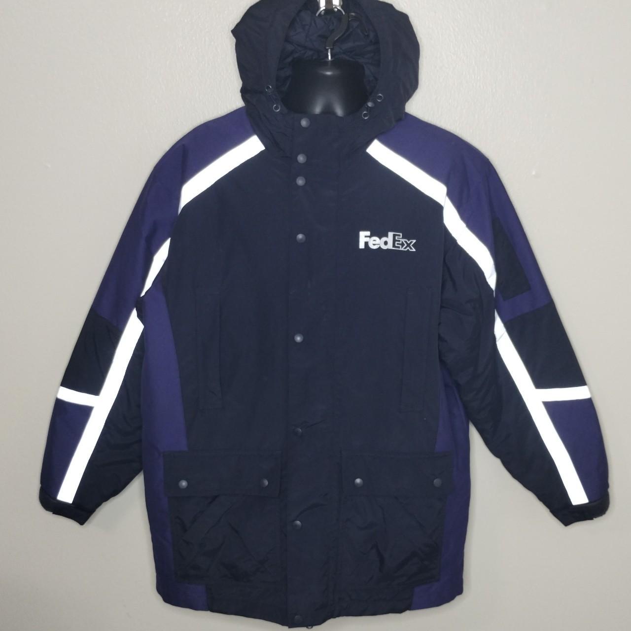 FedEx x Stan Herman Men's Large Parka Jacket... - Depop