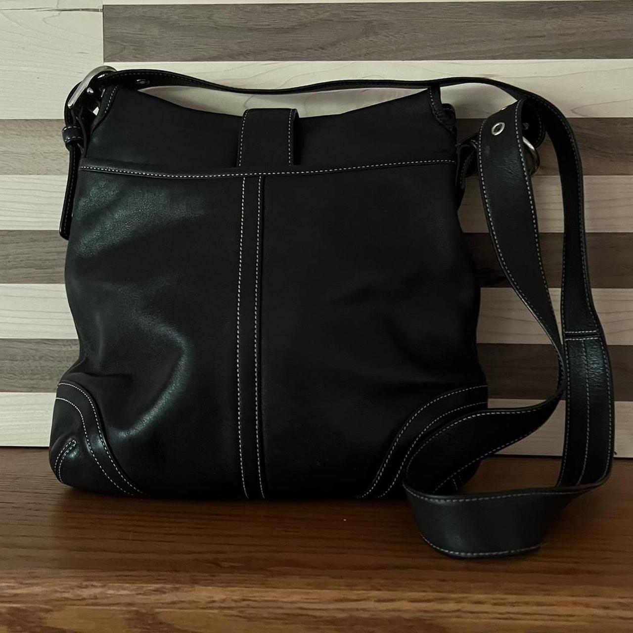 Classic Coach 9480 Saddle Bag Leather Hobo,... | Depop