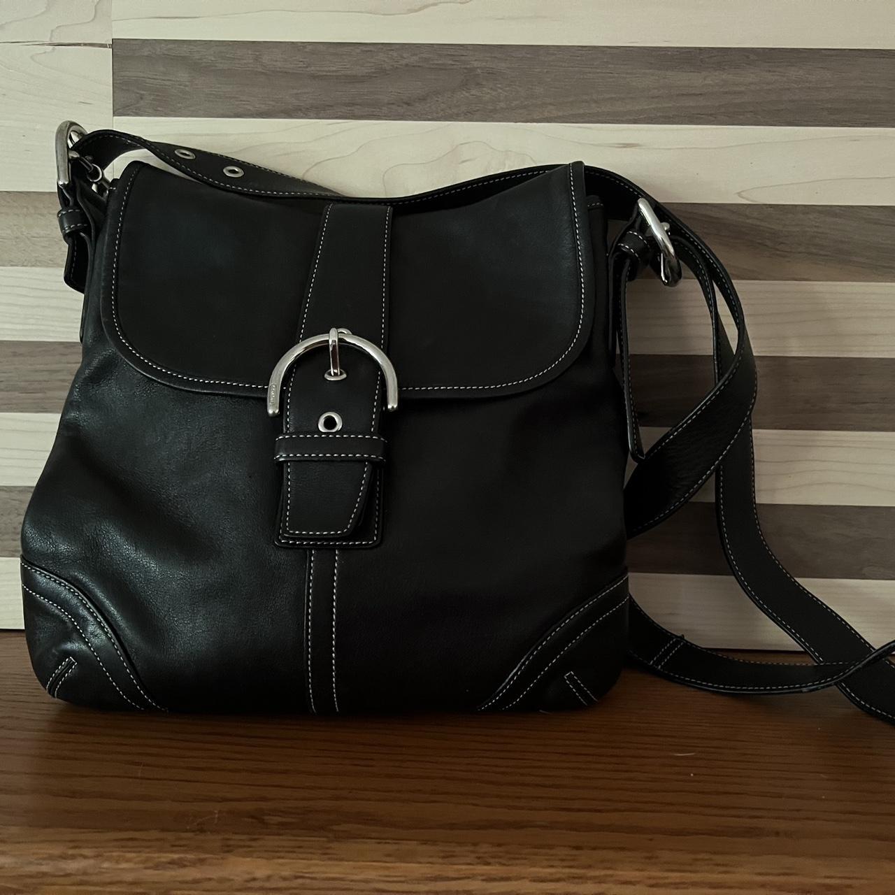 Classic Coach 9480 Saddle Bag Leather Hobo,... | Depop